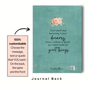 Personalized Graduation Journal for College, High School or Phd Grads ...