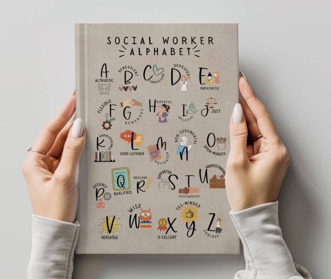 Custom Social Worker Gift Journal, MSW Graduation Gift, Social Worker ...