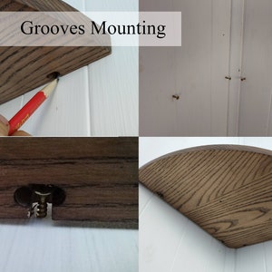 Corner Shelf, Corner Wall Shelf With Radius, Wall Mounted Shelf ...