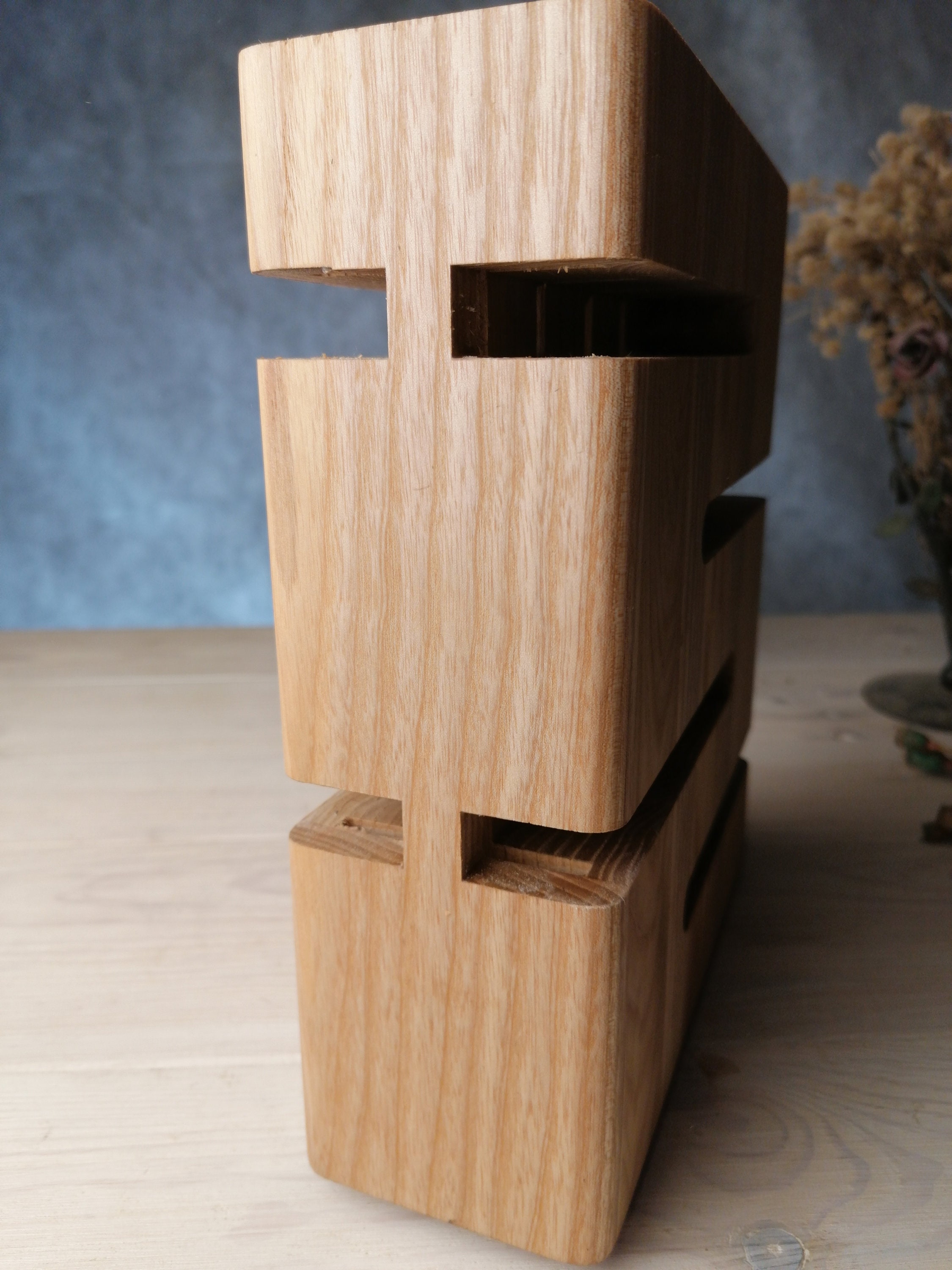 Wood Knife block handmade knife holder housewarming gift | Etsy