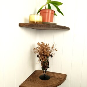 Corner Shelf, Corner Wall Shelf With Radius, Wall Mounted Shelf ...