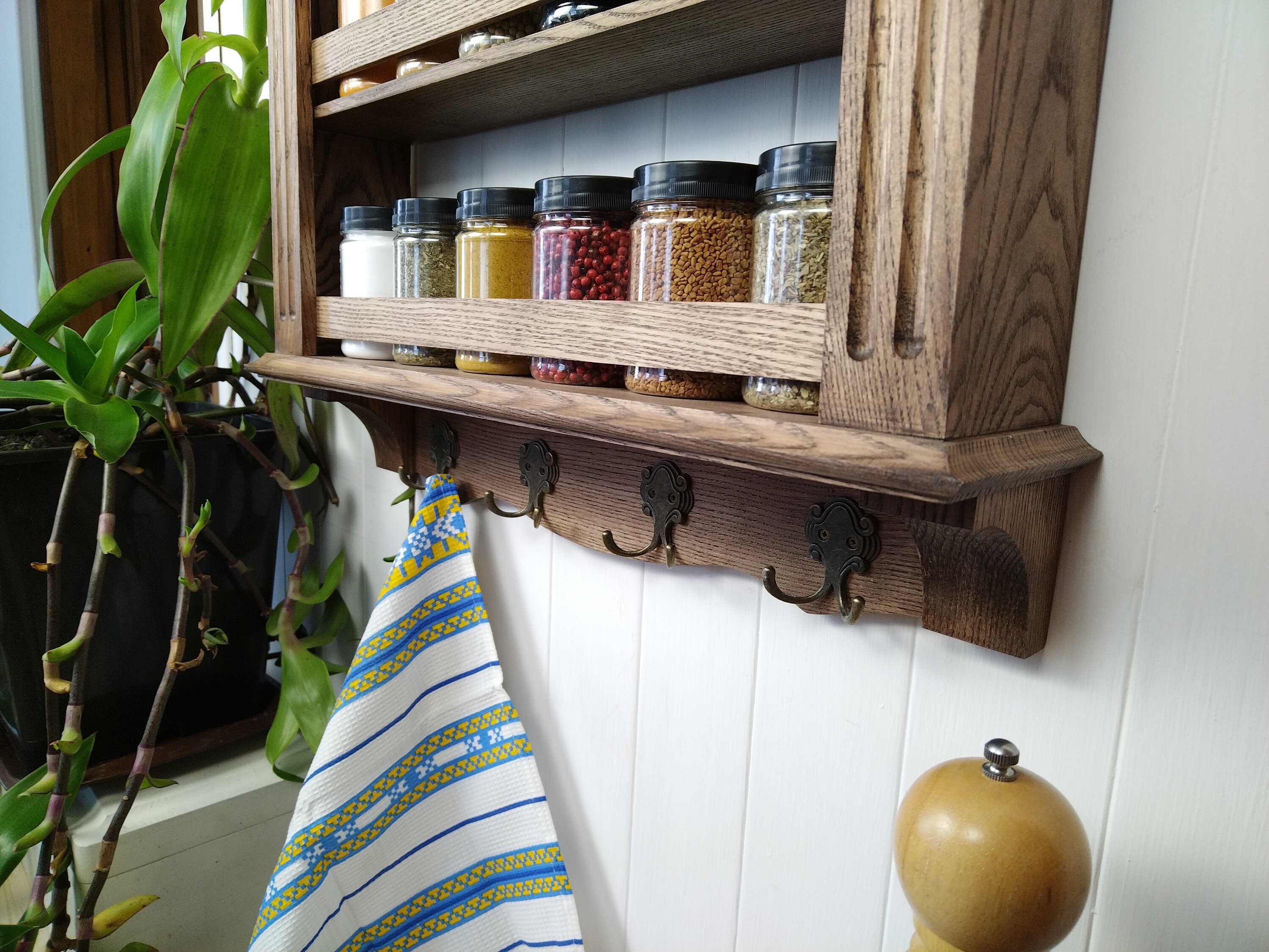 Spice Rack, Large Spice Rack, Coffee Mug Rack, Spice Organizer, Spice ...