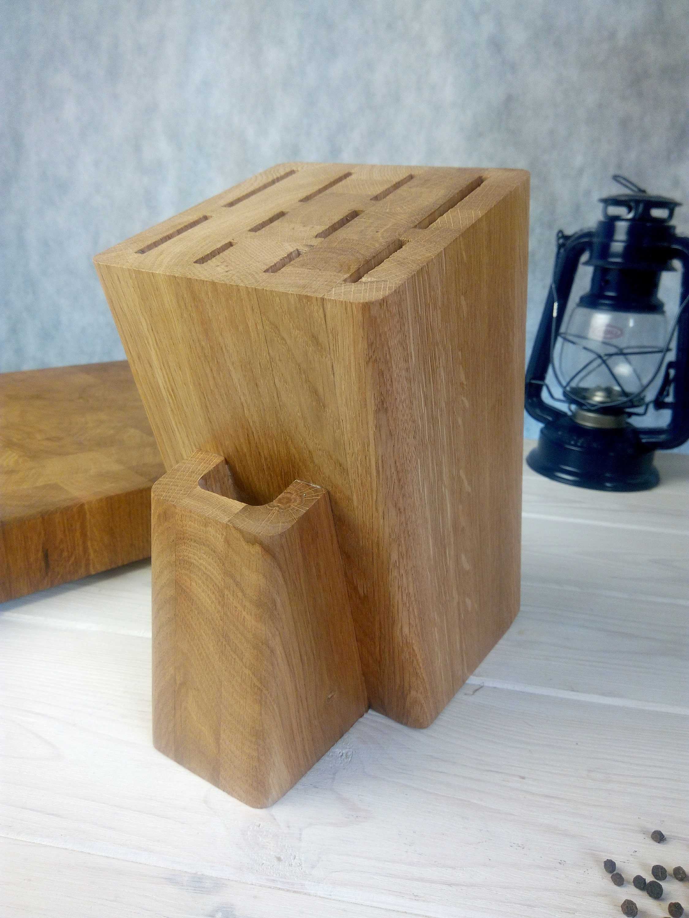 Custom Knife Block Handmade Knife Holder Housewarming Gift - Etsy