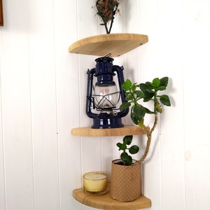 Corner Shelf, Corner Wall Shelf With Radius, Wall Mounted Shelf ...