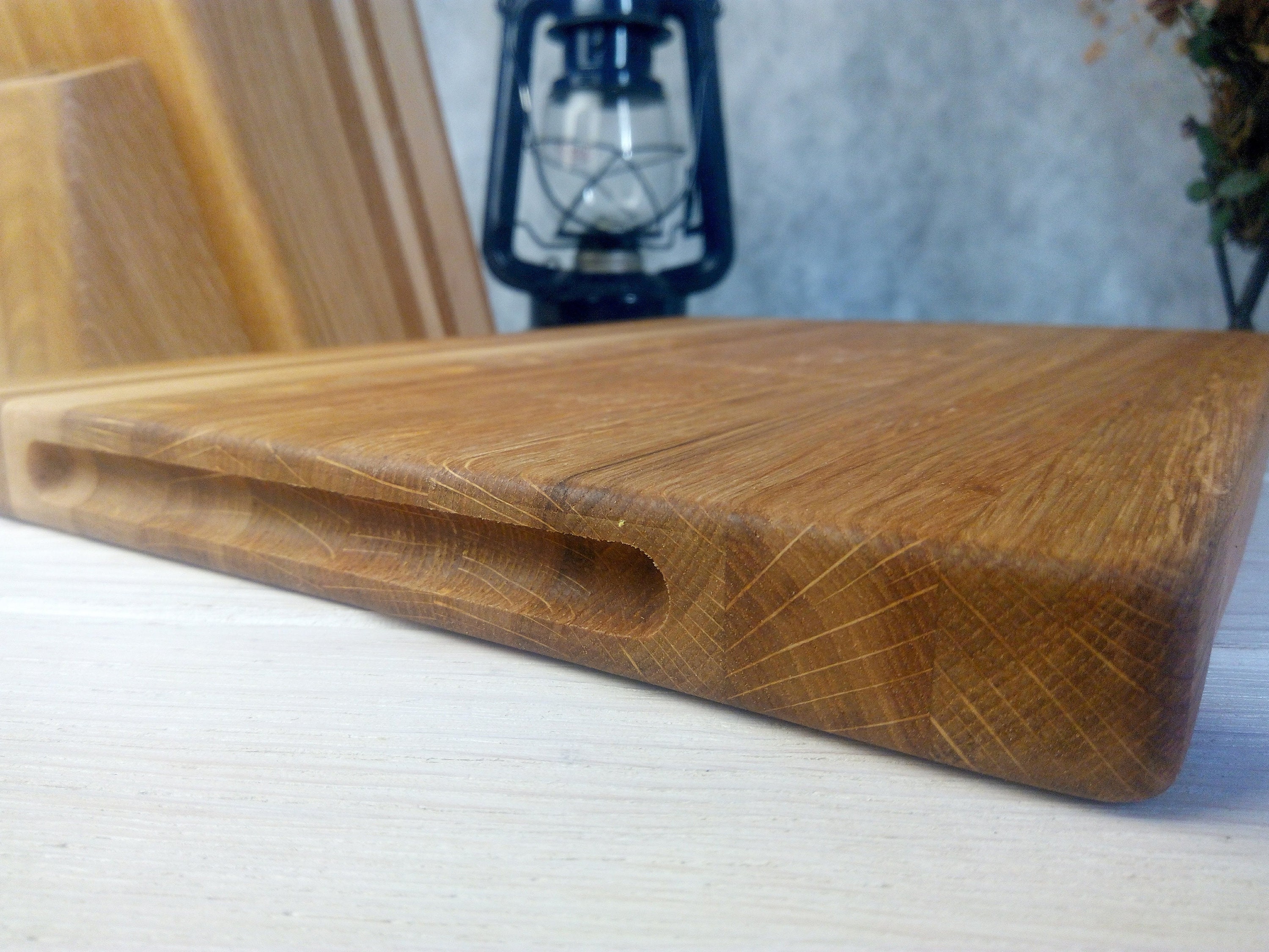 Wood cutting board chopping board custom edge grain wood | Etsy
