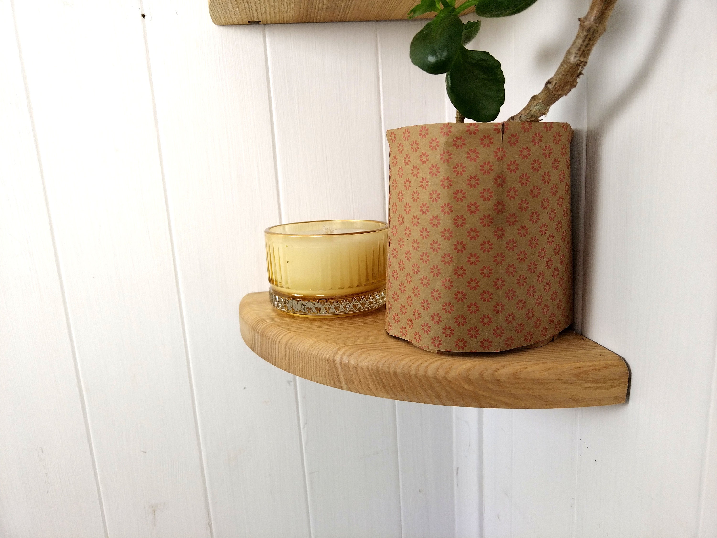 Corner Shelf, Corner Wall Shelf With Radius, Wall Mounted Shelf ...