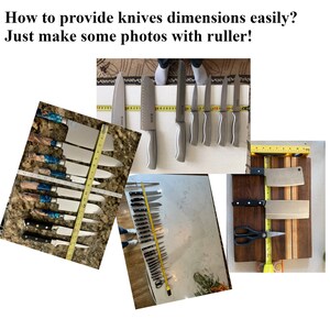 Custom Knife Block, Built-in Wood Knife Block, Walnut Knife Holder ...