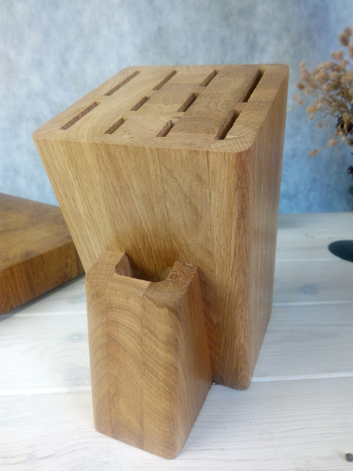 Custom Knife Block Handmade Knife Holder Housewarming Gift - Etsy