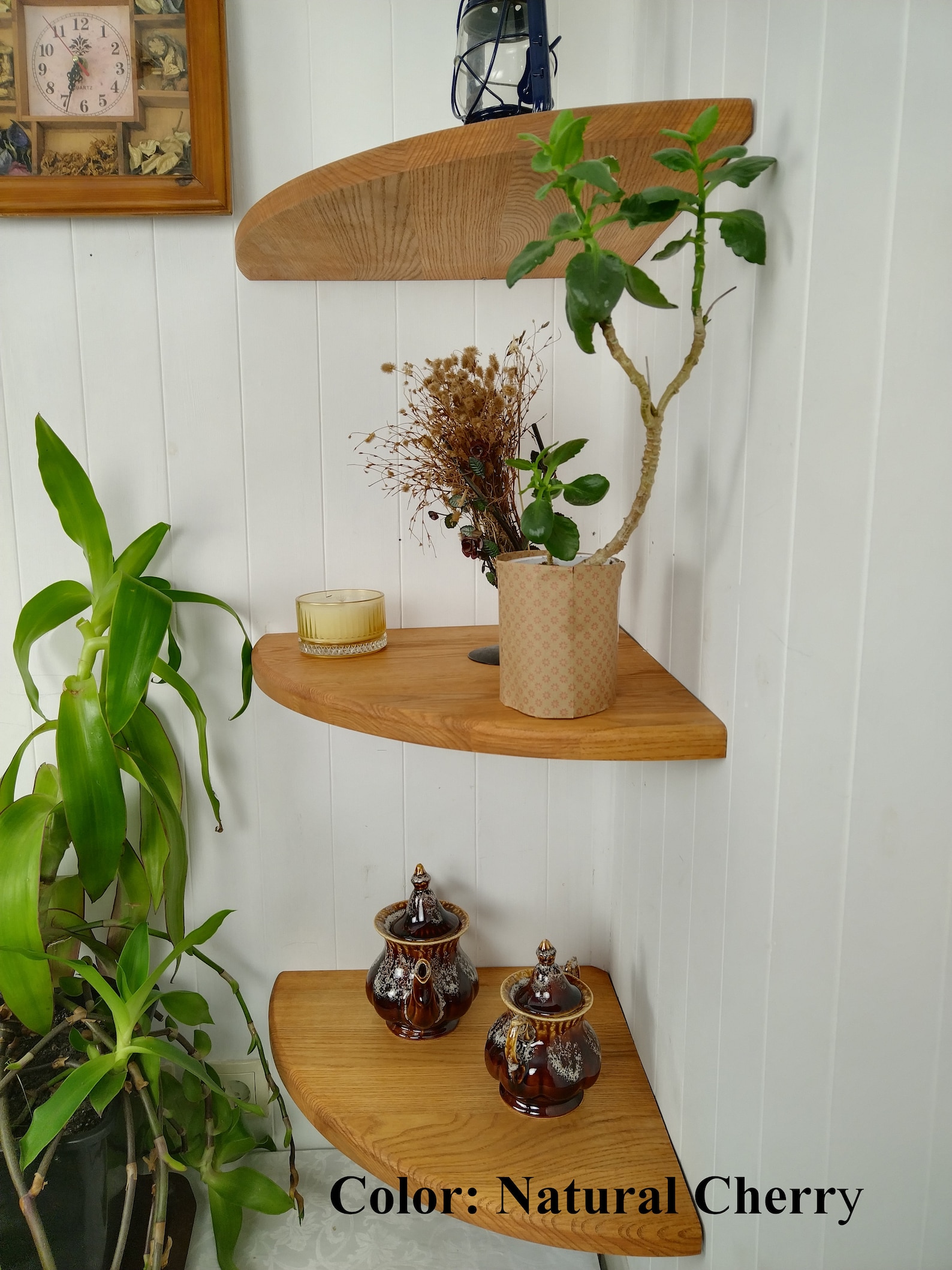 Corner Shelf, Corner Wall Shelf With Radius, Wall Mounted Shelf ...