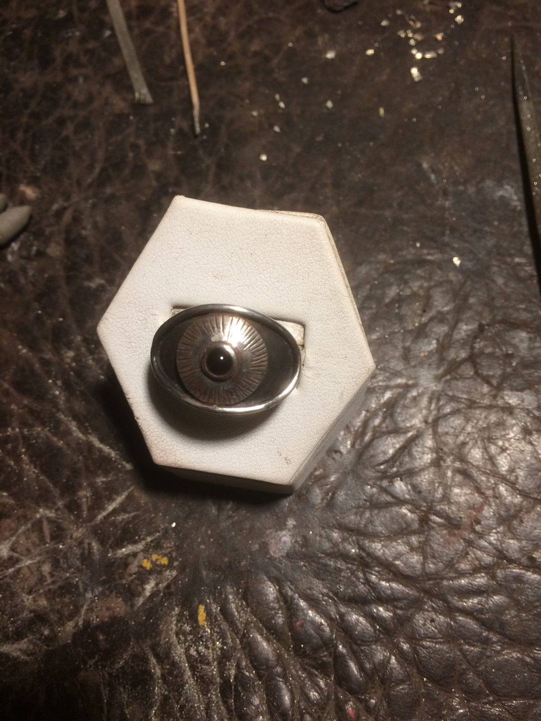 Third Eye Ring With Garnet - Etsy