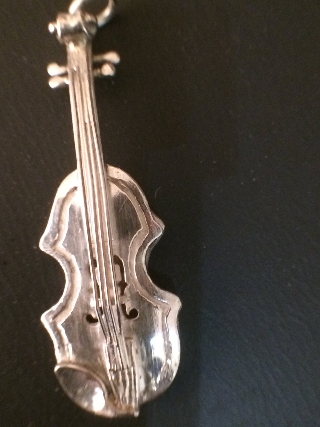 Silver and Platinum Violin - Etsy