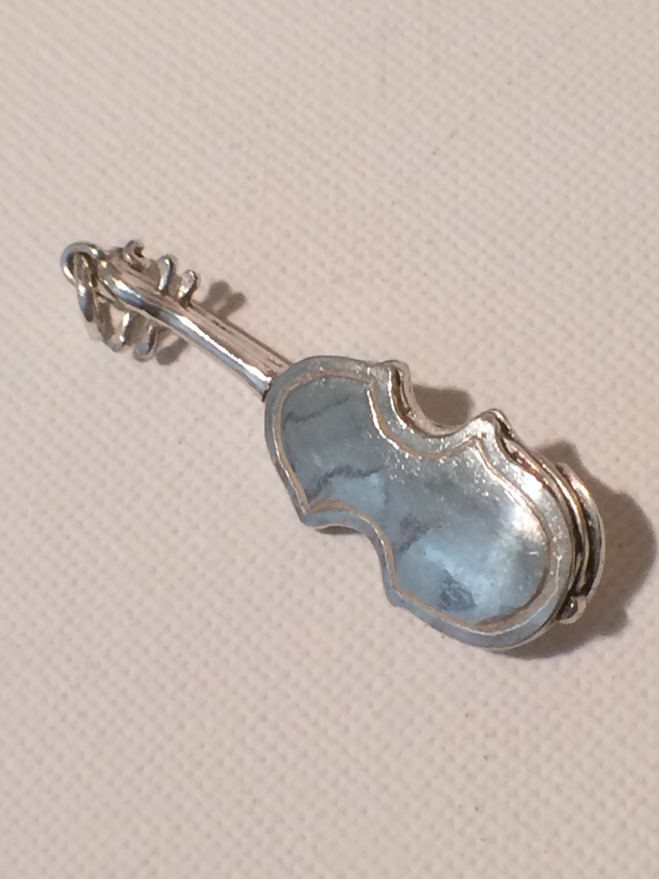Silver and Platinum Violin - Etsy