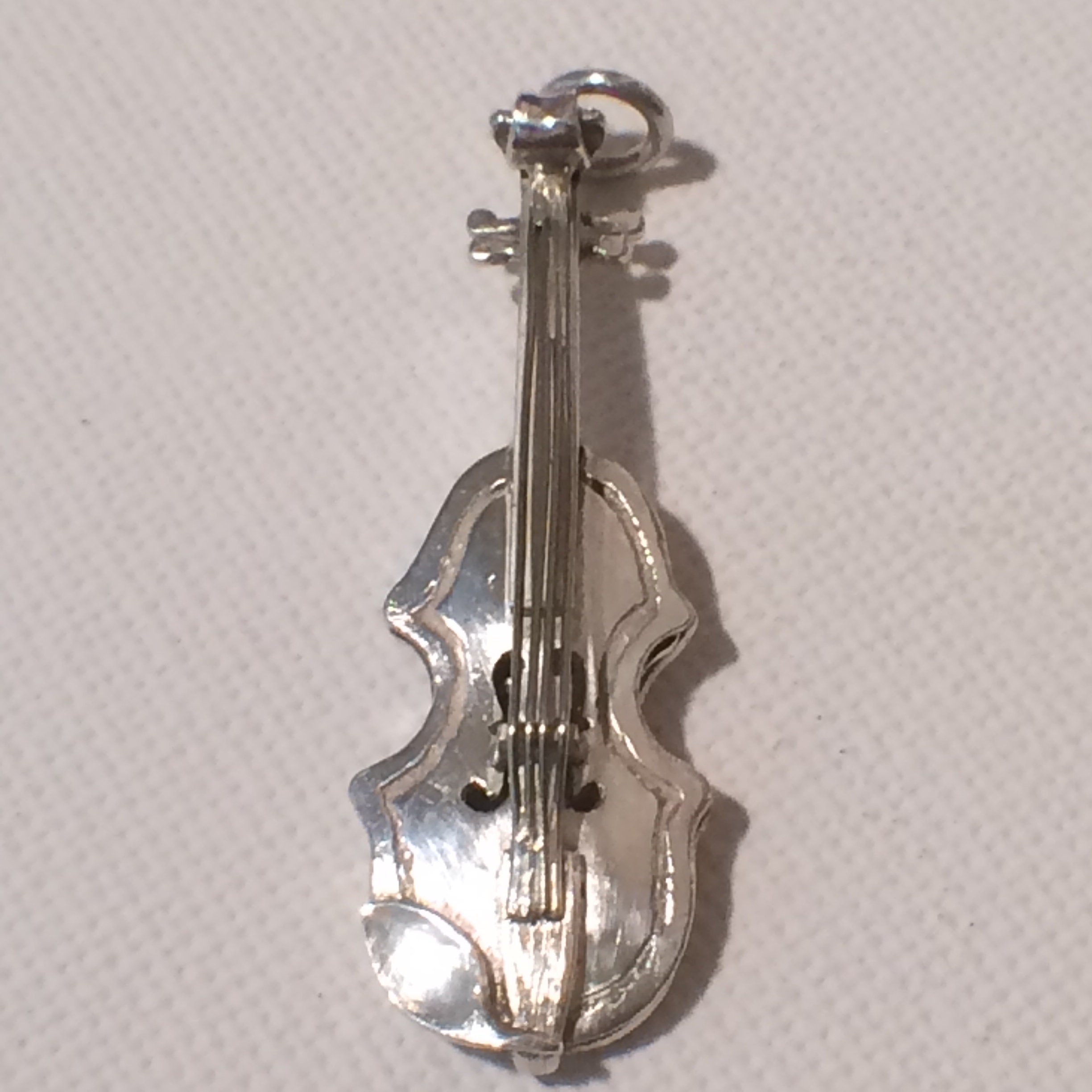 Silver and Platinum Violin - Etsy