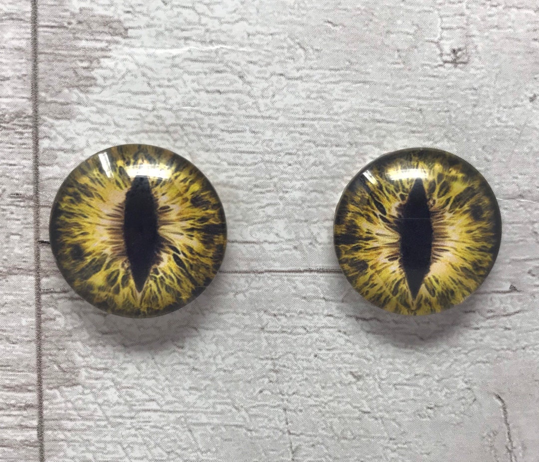 Glass Eye Cabochons in Sizes 6mm to 40mm Dragon Eyes Cat Eyes (004) - Etsy