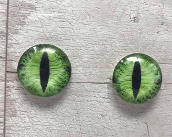 Dark Red Glass Eye Cabochons in Sizes 6mm to 40mm Dragon Eyes | Etsy UK