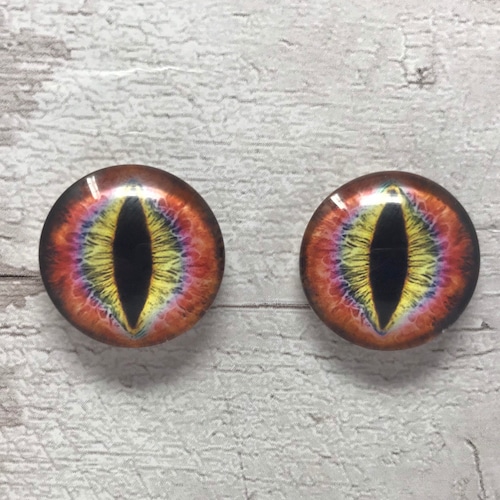 Green Glass Eye Cabochons in Sizes 6mm to 40mm Dragon Eyes Cat - Etsy
