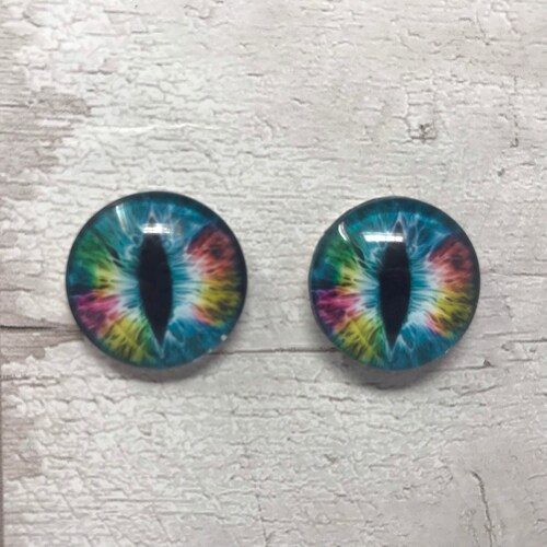 Green Glass Eye Cabochons in Sizes 6mm to 40mm Dragon Eyes Cat - Etsy