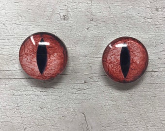 Green Glass Eye Cabochons in Sizes 6mm to 40mm Dragon Eyes Cat - Etsy