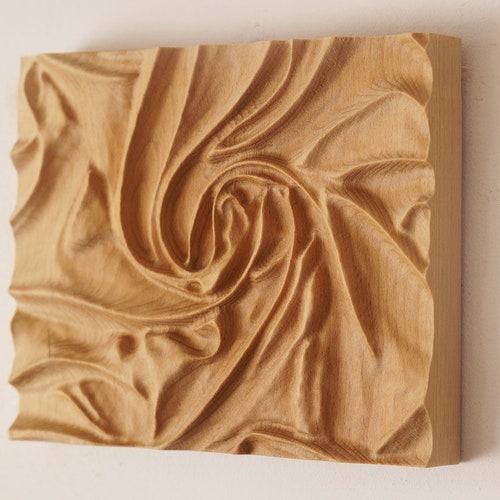 Wood Bas Relief Sculpture for Wall Decormodern Wood Wall Art - Etsy