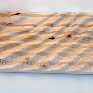 Reclaimed Pallet Art Wooden Waves, Recycled Wood Art, Pallet Wall Art ...