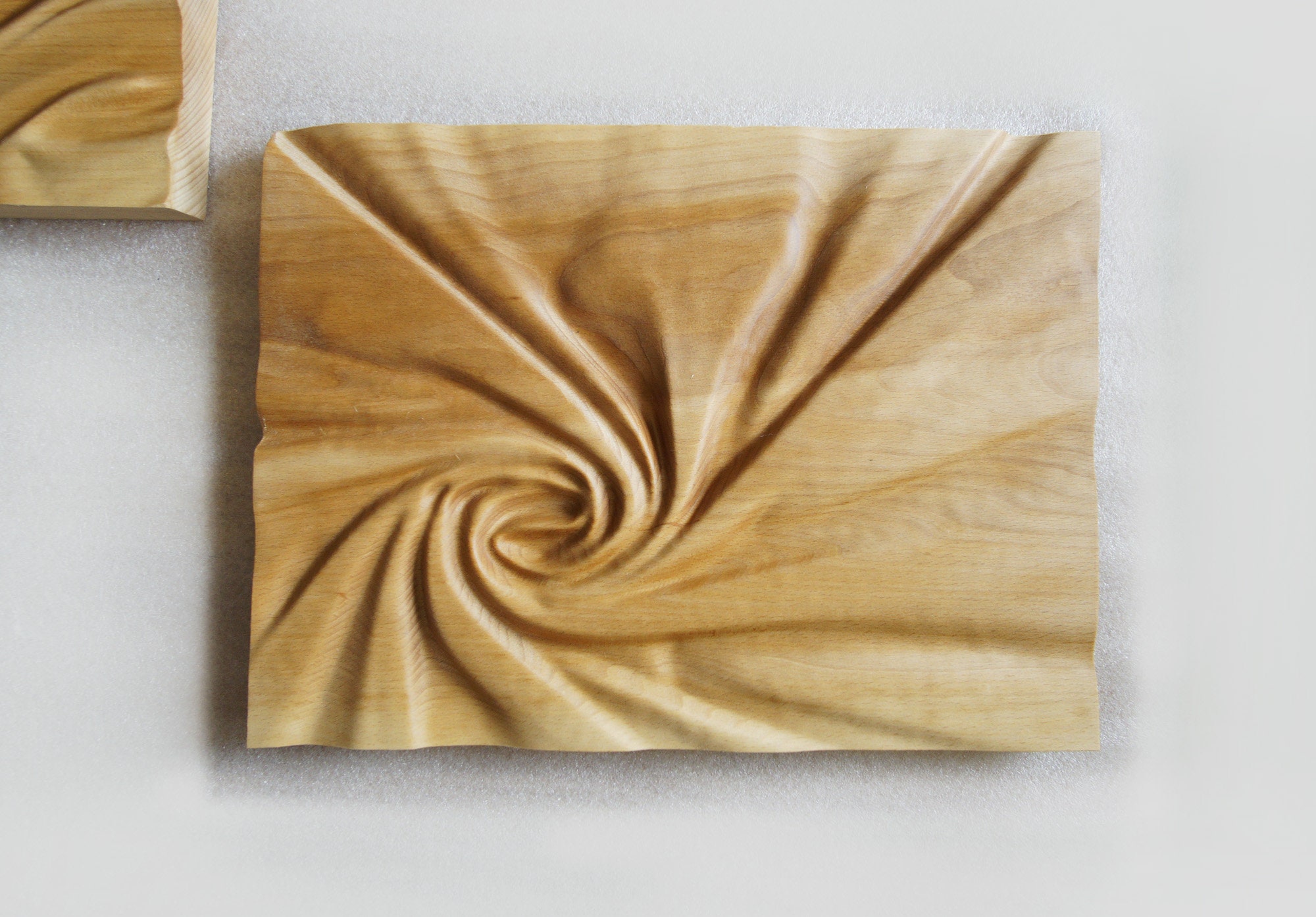 Set of 3 Wood Bas Relief Sculptures for Wall Decormodern Wood - Etsy