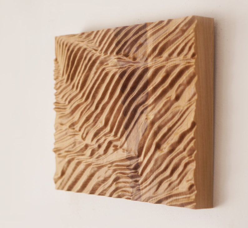 Wood Artwork for Home Decor Carved Relief Panel Rustic - Etsy