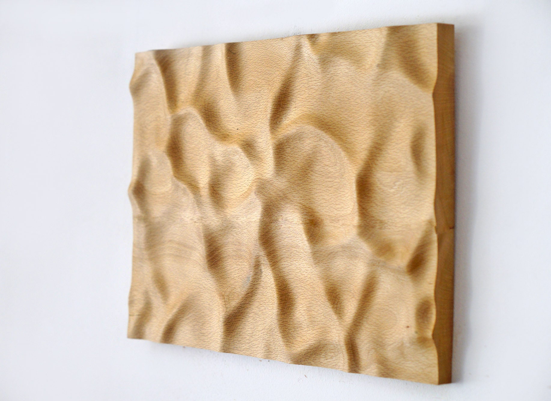 Wood Bas Relief Sea Waves Sand Waves Wall Decormodern Wood - Etsy