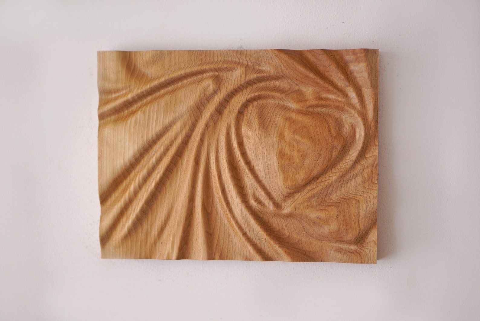 Wall Panel Decor, Wood Bas Relief Sculpture,modern Wood Wall Art ...