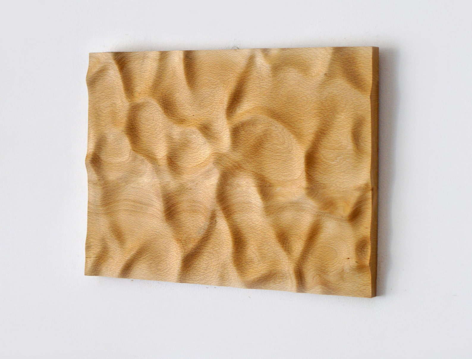 Wood Bas Relief Sea Waves Sand Waves Wall Decormodern Wood - Etsy