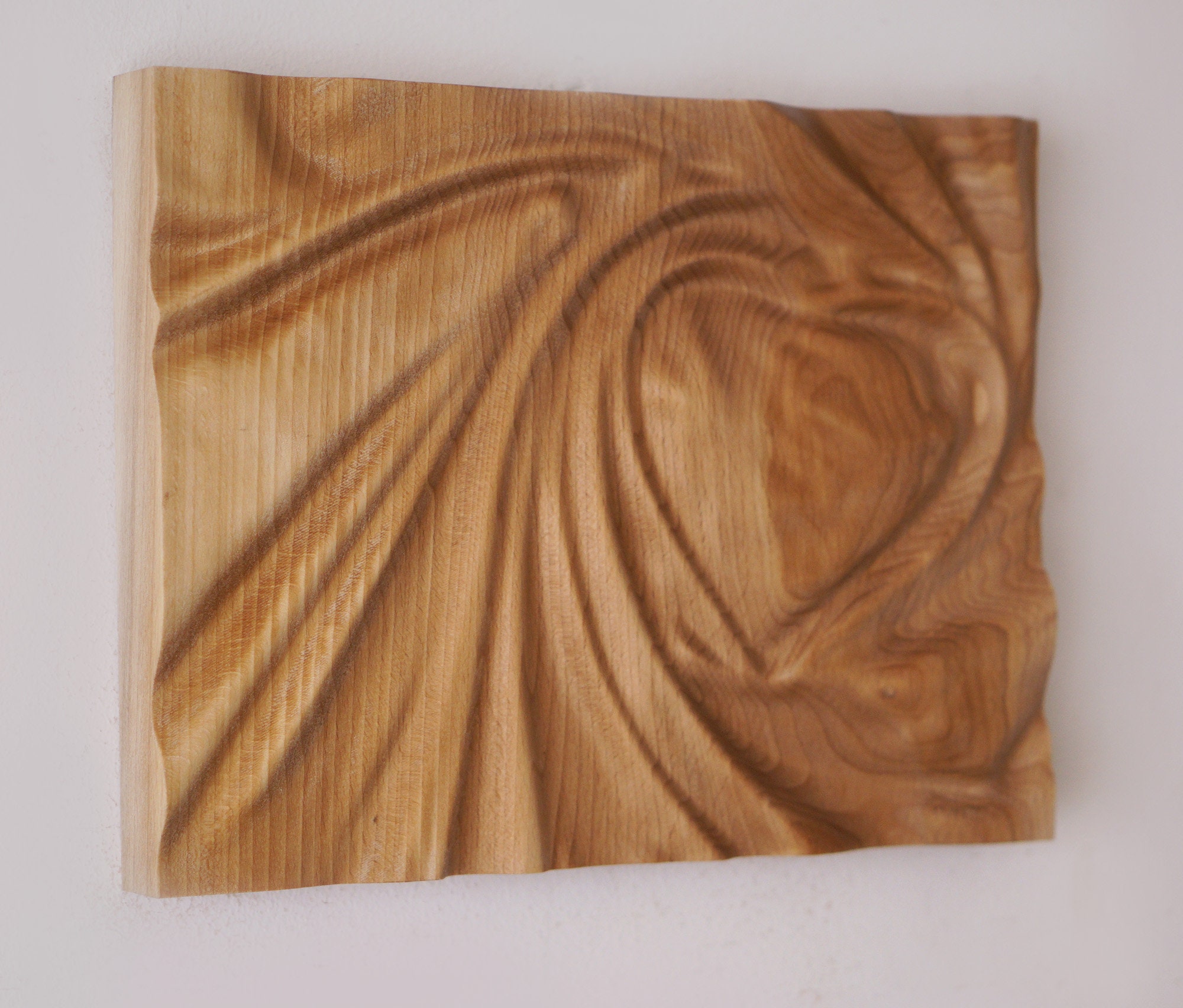 Wall Panel Decor, Wood Bas Relief Sculpture,modern Wood Wall Art ...