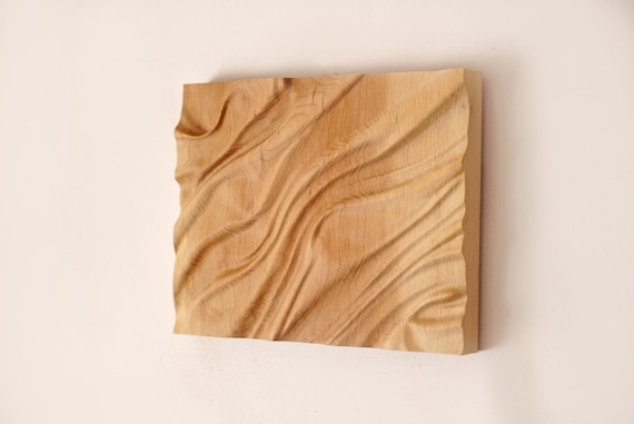 Wood Bas Relief Sculpture for Wall Decormodern Wood Wall Art - Etsy