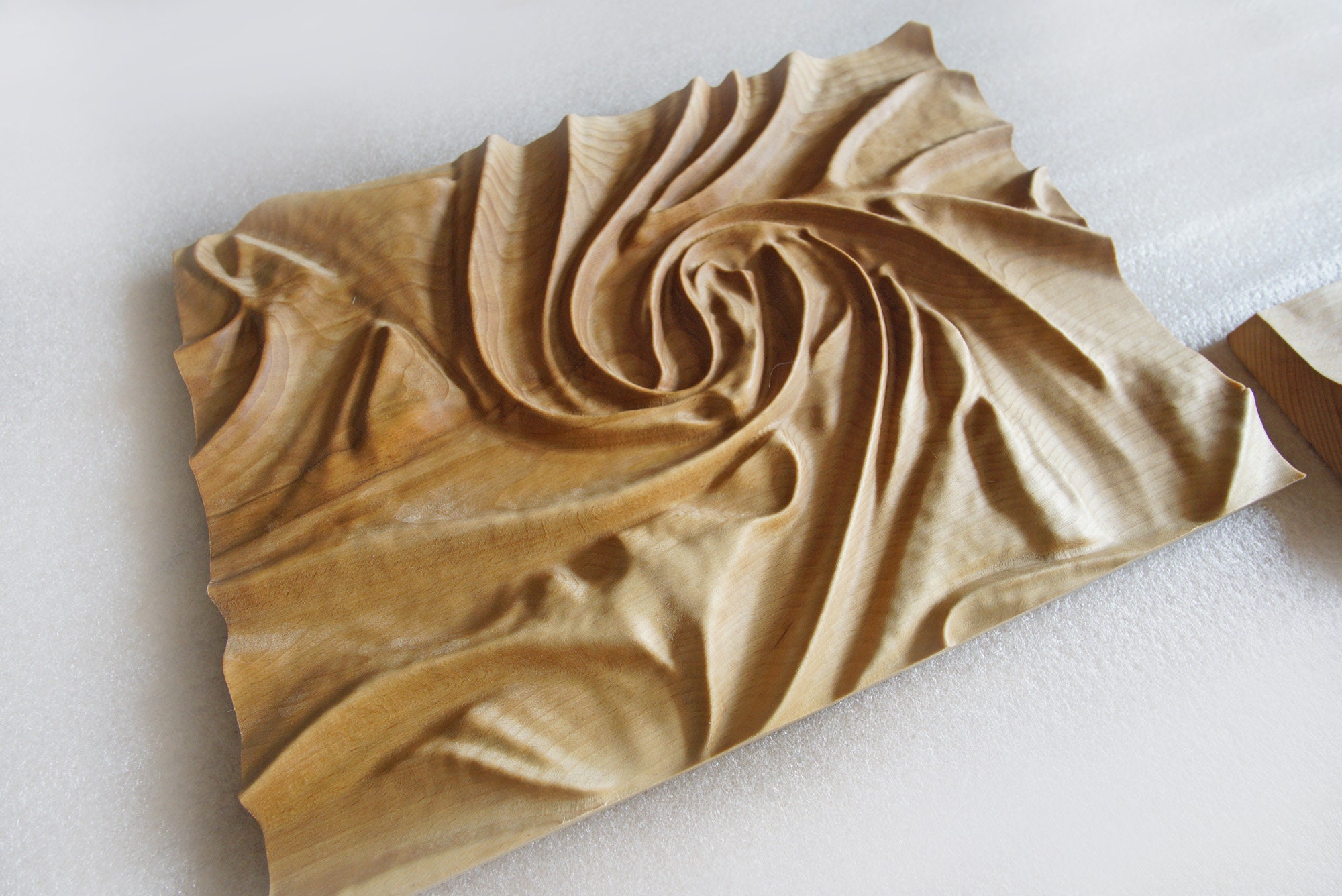 Set of 3 Wood Bas Relief Sculptures for Wall Decormodern Wood | Etsy