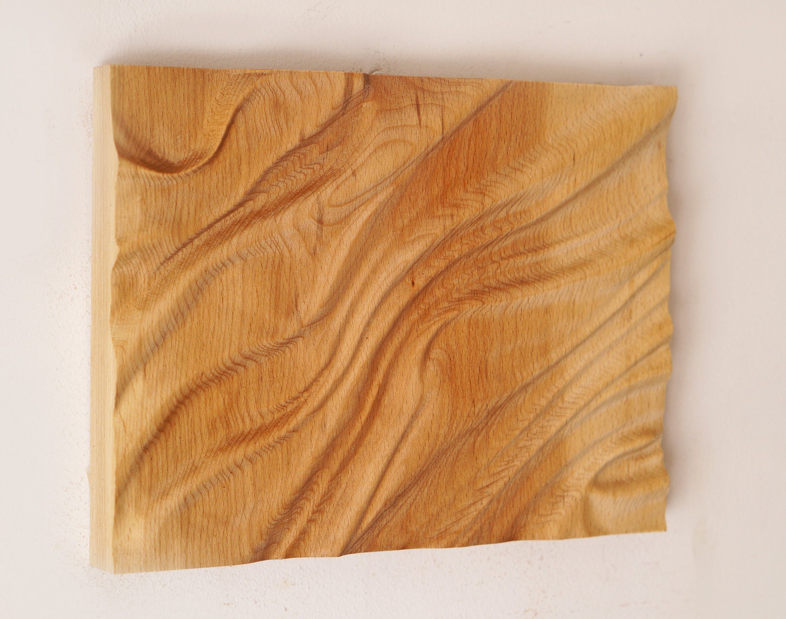 Wood Bas Relief Sculpture for Wall Decormodern Wood Wall Art | Etsy