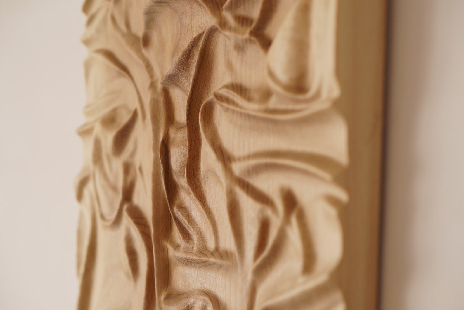 Contemporary Art Wood Free Form Sculpture for Wall Decor - Etsy