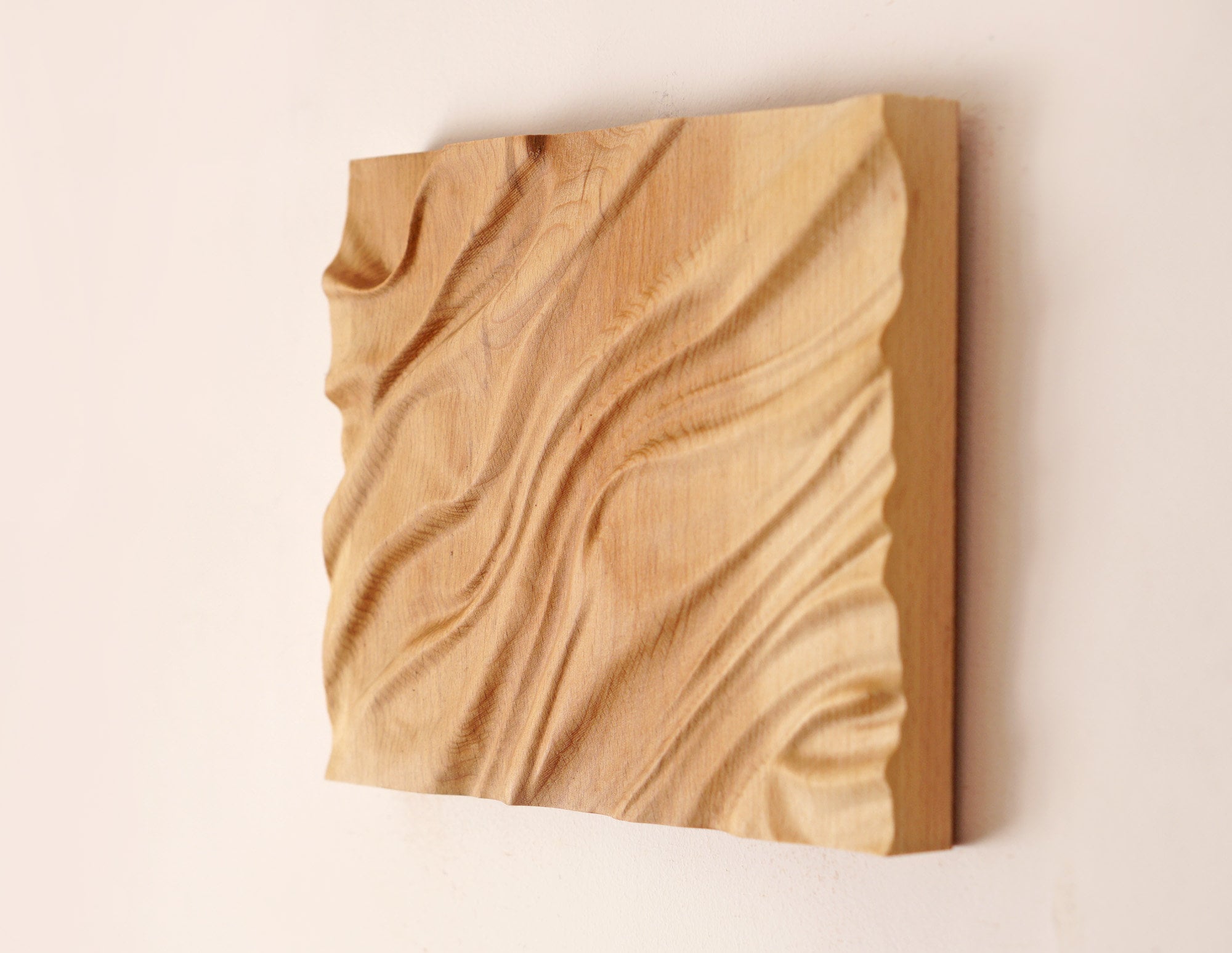 Wood bas relief sculpture for wall decormodern wood wall art | Etsy