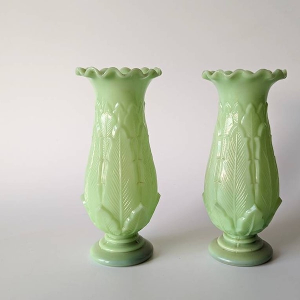Mint Green Vase - Etsy