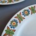 Set of 2 Figgjo Flint plates with flower pattern. Vintage | Etsy