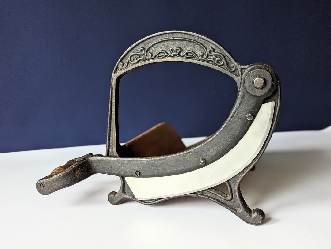 XL Vintage Cast Iron Bread Slicer / Bread Cutter in Black. Amazing ...