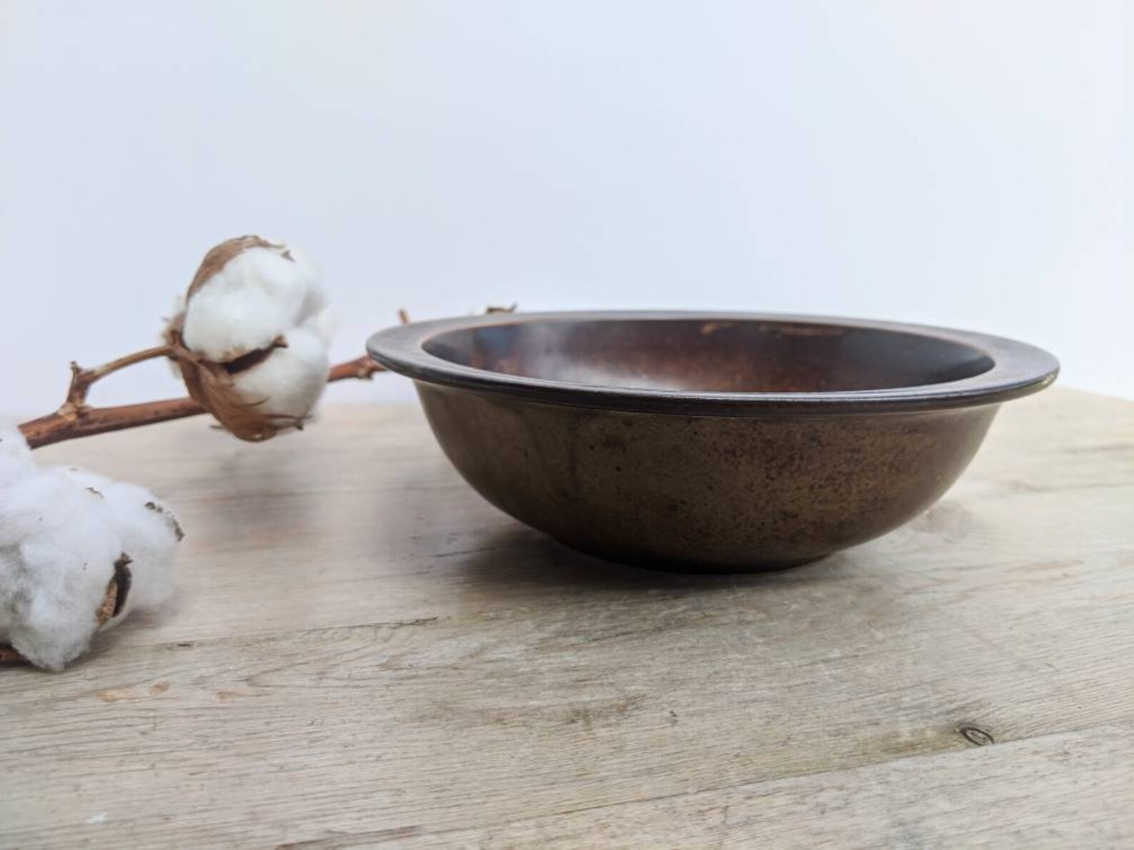 Knabstrup Ceramic Bowl - Danish Bowl With Beautiful Brown Glaze From ...