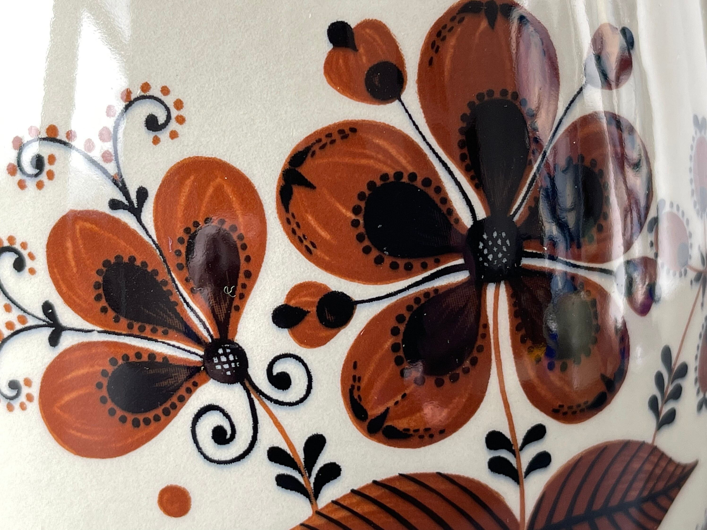 Vintage Hedda Jug, 70s Figgjo Flint. Big Creamer / Jug. Scandinavian ...