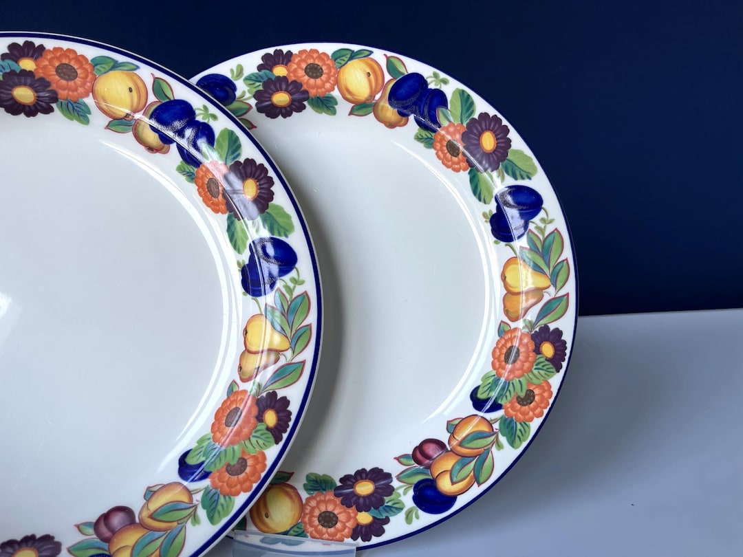 2 X Royal Copenhagen "golden Summer" Dinner Plates From the 90s ...
