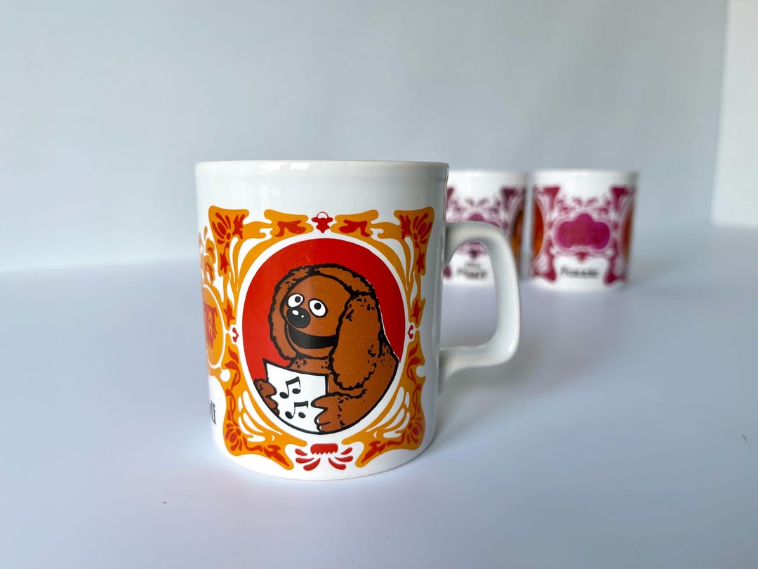 Rare Vintage Muppet Show Mug - Collectors Piece - ROWLF - Kiln Craft ...