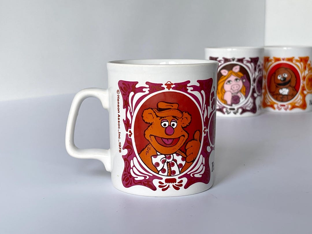 Rare Vintage Muppet Show Mug - Collectors Piece - FOZZIE BEAR - Kiln ...