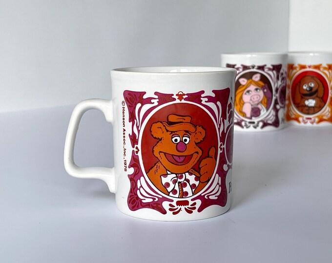 Rare Vintage Muppet Show Mug - Collectors Piece - FOZZIE BEAR - Kiln ...