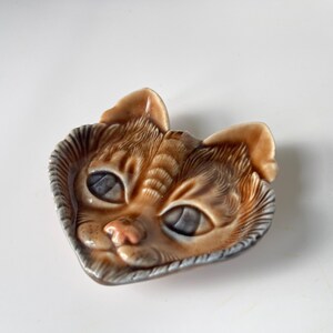 Vintage Wade Porcelain Siamese Cat Face Pin Dish Tray Wall Hanging ...