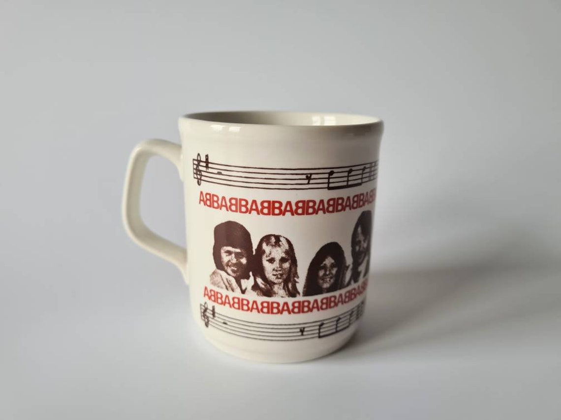 Rare Abba Mug Collectors Piece With Nodes and Björn | Etsy