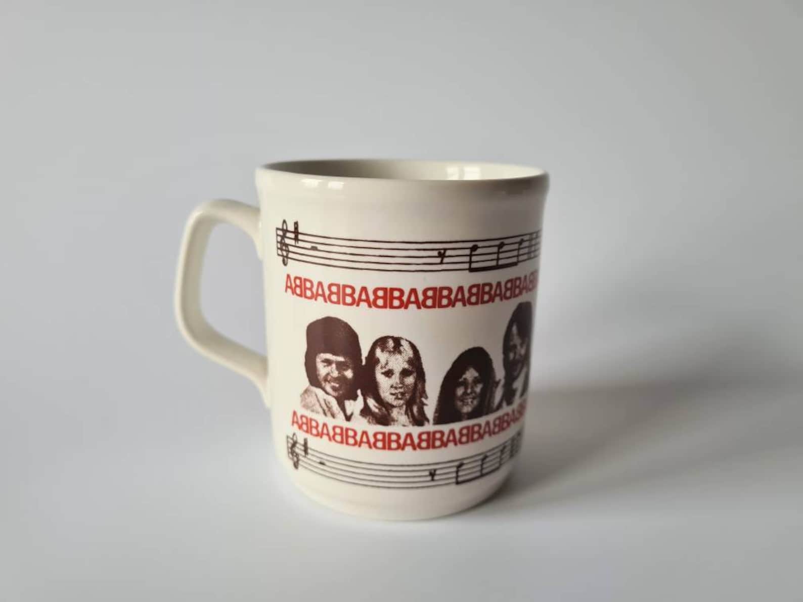 Rare Abba Mug Collectors Piece With Nodes and Björn | Etsy