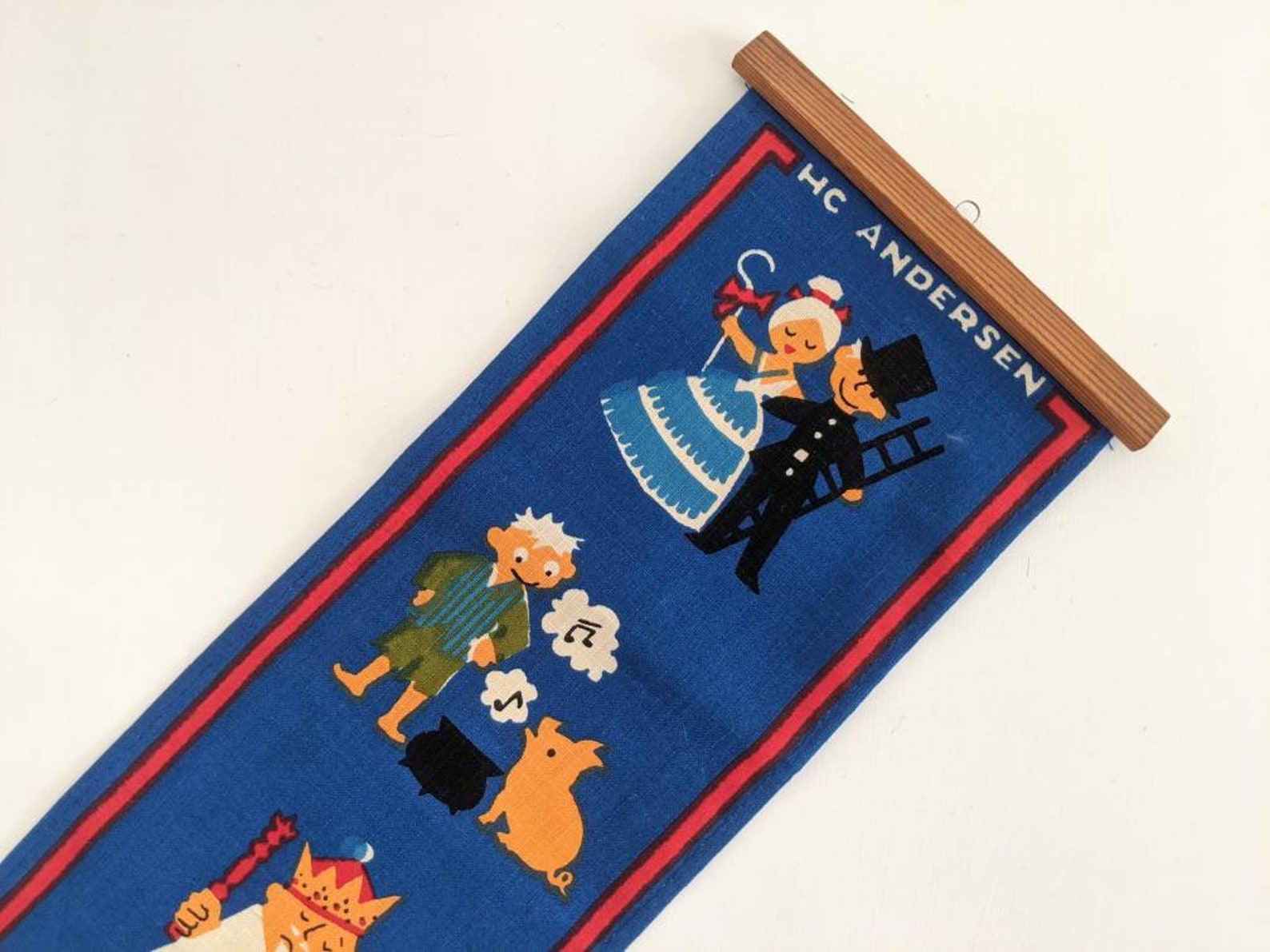 H.C. Andersen Wall Hanging Textile With Motifs From His - Etsy