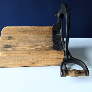 XL Vintage Cast Iron Bread Slicer / Bread Cutter in Black. Amazing ...