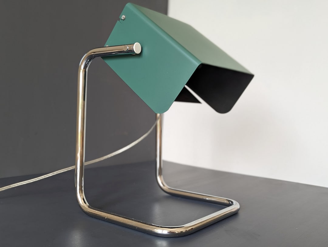 Minimalistic 60s Table Lamp. Eu, Us, Uk or Aus Power Plug. Adjustable ...